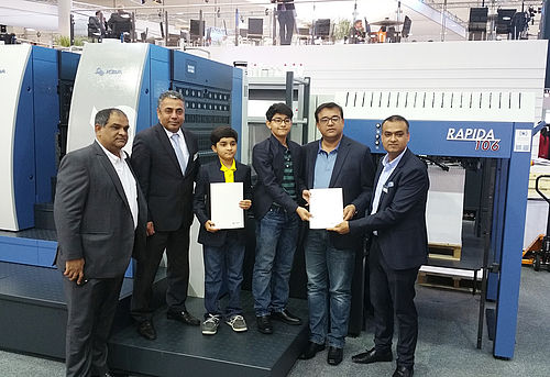 Fully equipped KBA Rapida 106 for Deluxe Packages | Koenig & Bauer ...