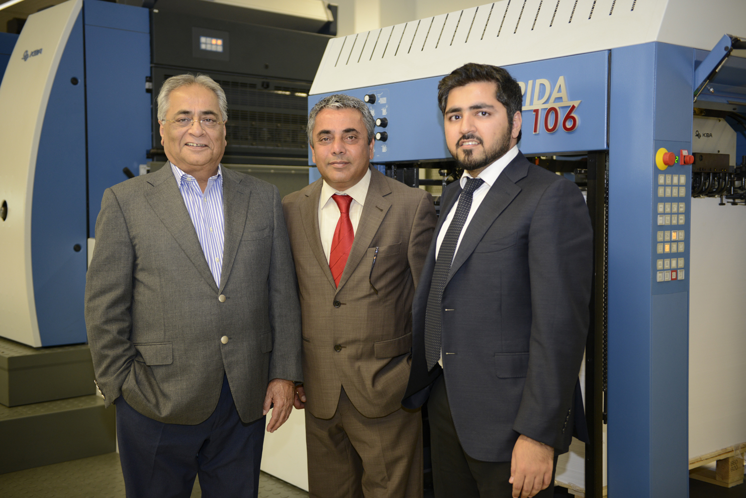 First highly automated Rapida 106 with double coating and cold foil for ...