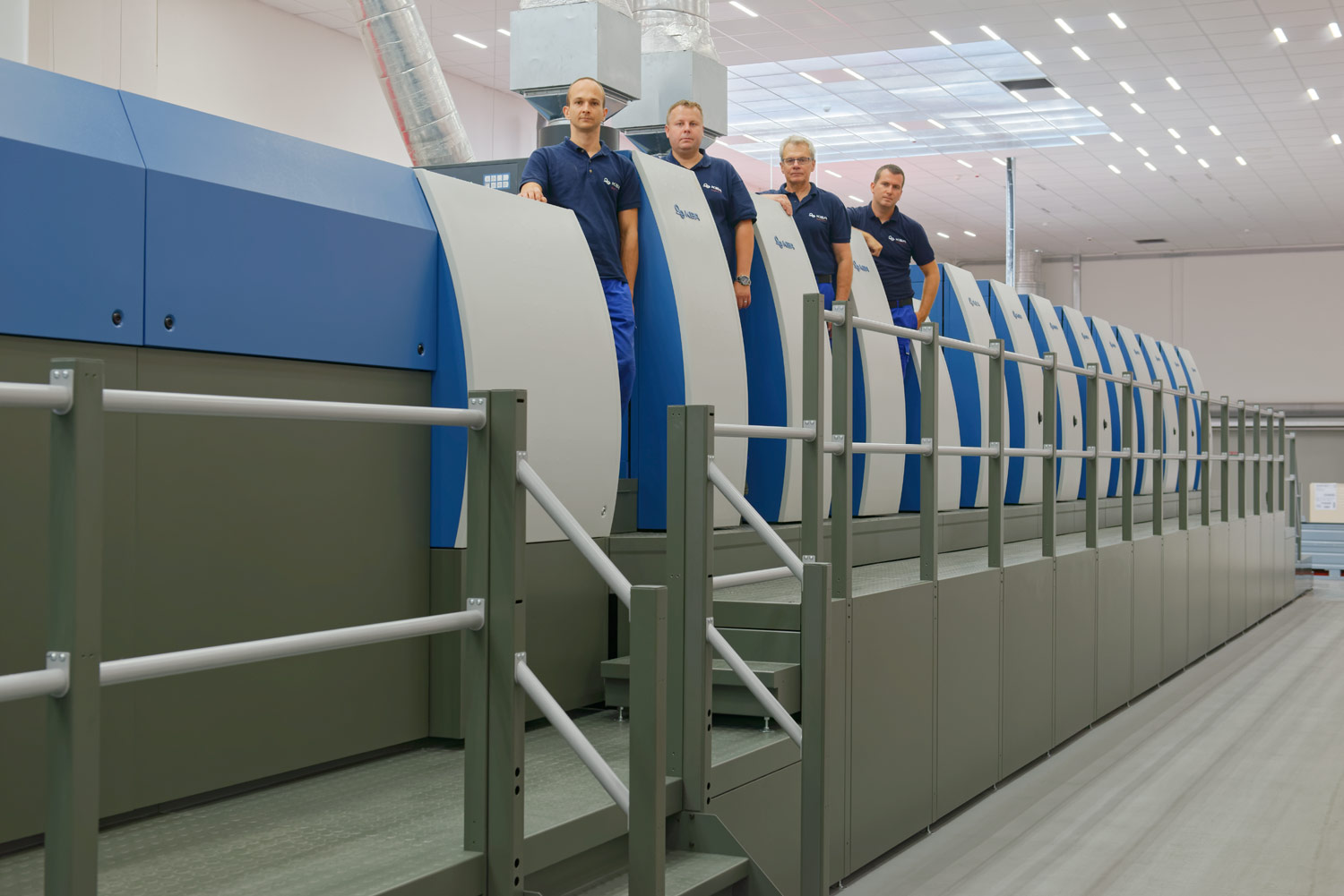 28 metres of high-tech sheetfed offset in Skalica | Koenig & Bauer ...